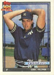 1991 Topps #786 Eric Plunk ( Baseball Cards )