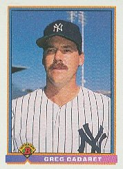 1991 Bowman 157 Greg Cadaret