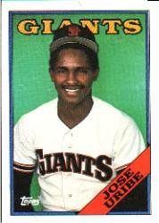 1988 Topps #302 Jose Uribe
