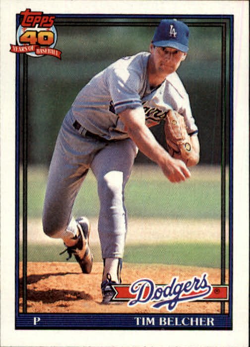 1991 Topps 25 Tim Belcher