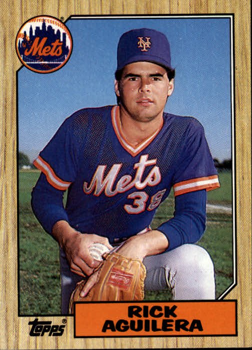1987 Topps 103 Rick Aguilera