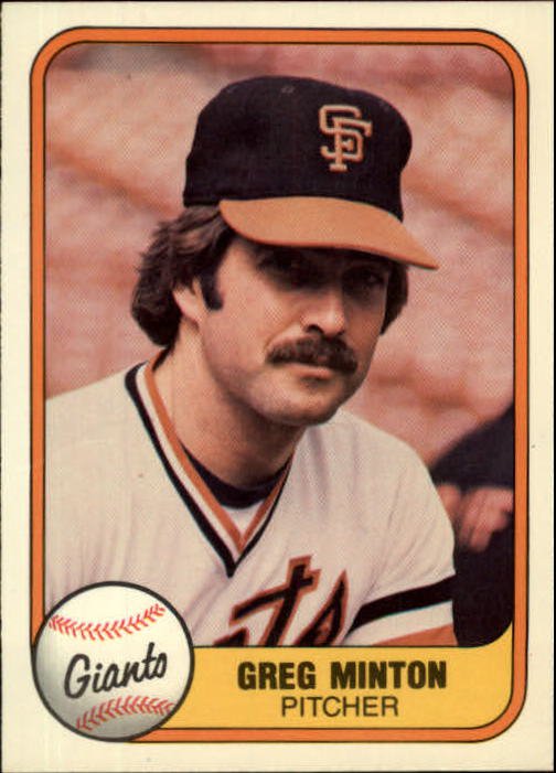 1981 Fleer #449 Greg Minton