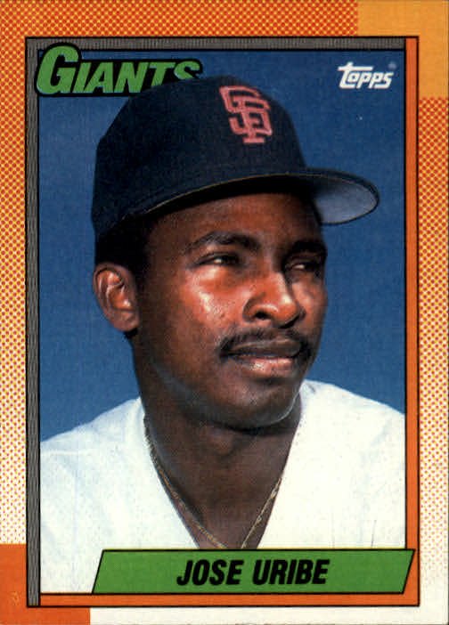 1990 Topps 472 Jose Uribe