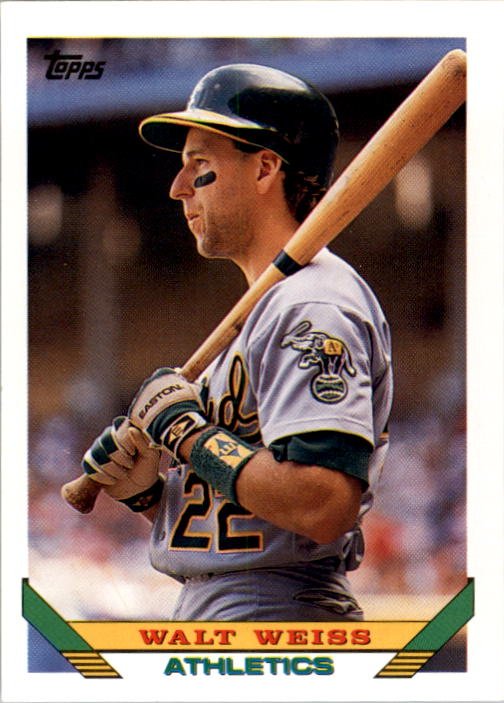 1993 Topps 580 Walt Weiss