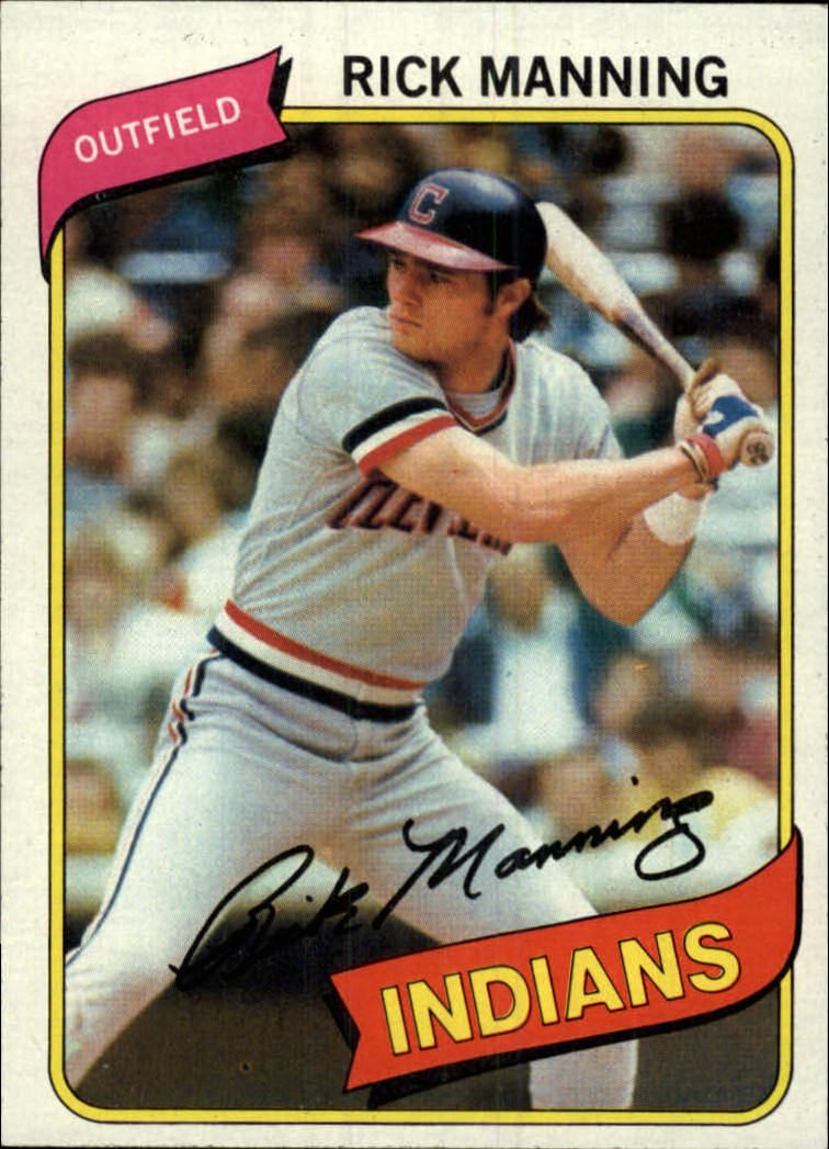 1980 Topps 564 Rick Manning