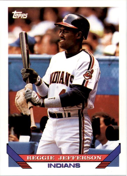 1993 Topps 496 Reggie Jefferson