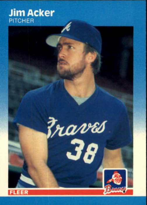 1987 Fleer 509 Jim Acker