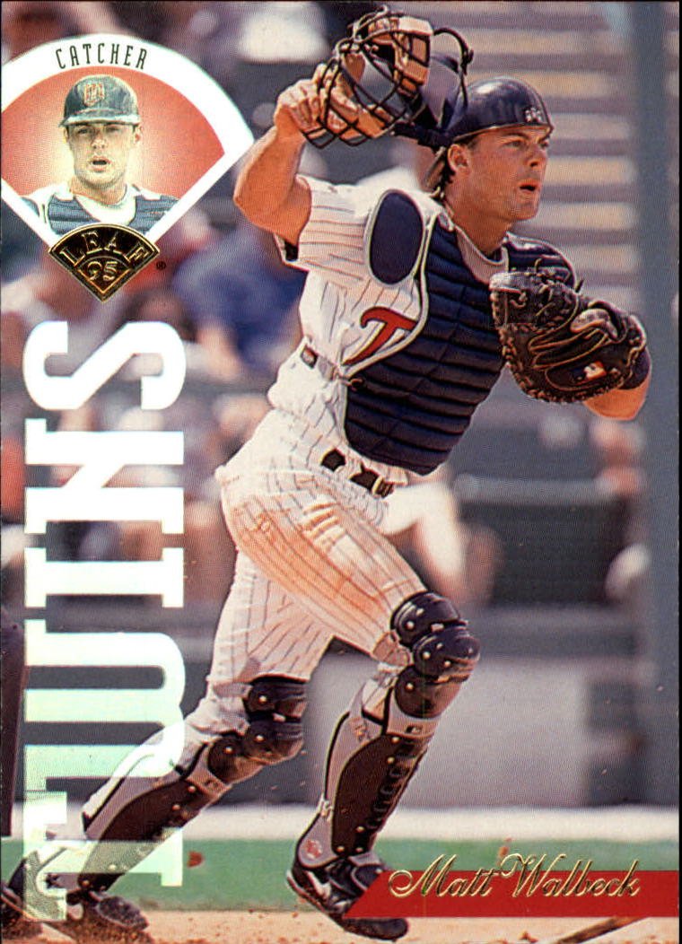 1995 Leaf 219 Matt Walbeck