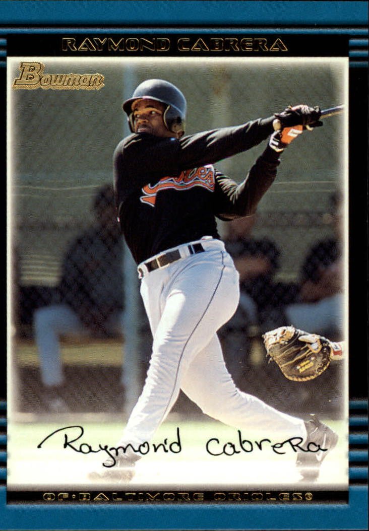 2002 Bowman 395 Raymond Cabrera RC