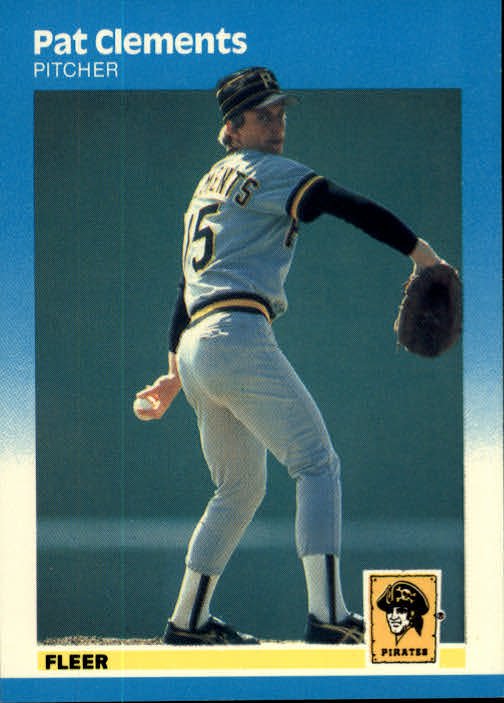 1987 Fleer 608 Pat Clements