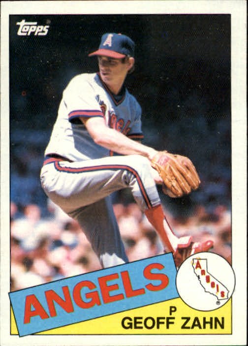1985 Topps 771 Geoff Zahn
