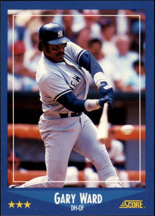 1988 Score #157 Gary Ward