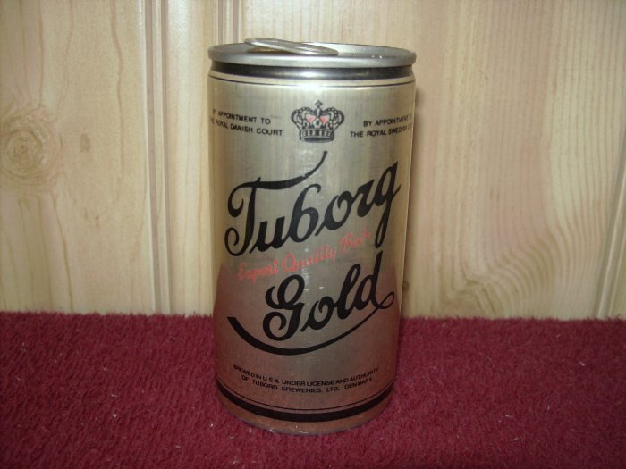TUBORG GOLD BEER Can-Carling National Breweries Sta Tab
