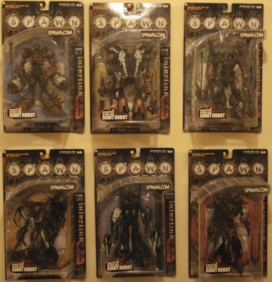SPAWN INTERLINK 6 SERIES 18, ACTION FIGURES: COMPLETE SET