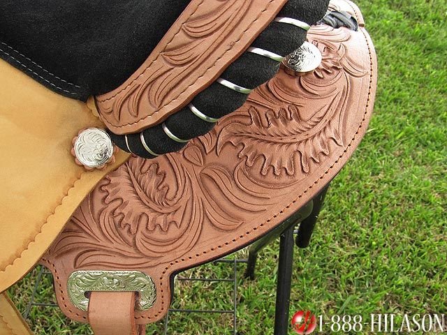 Flex-Tree Hilason Barrel Racing Trail Western Saddle 14
