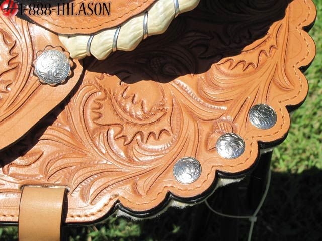 TT910 Flex-Tree Barrel Racing Trail Western Saddle 17