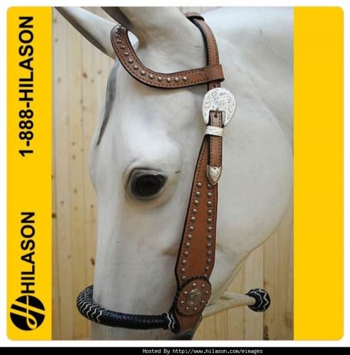 Western Horse One Ear Bitless Bridle Headstall Bosal