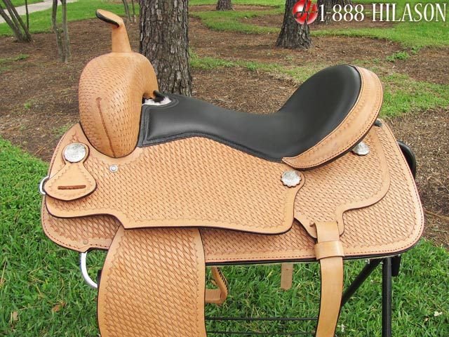 Hilason Draft Horse Western Trail Riding Saddle 17