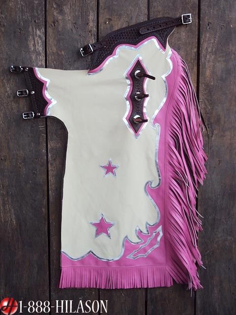 756 Bull Riding Soft Smooth Leather Rodeo Western Chaps