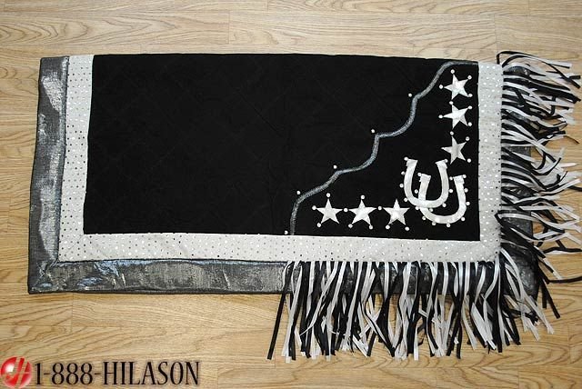 Western Show Barrel Racing Rodeo Saddle Blanket Pad 048