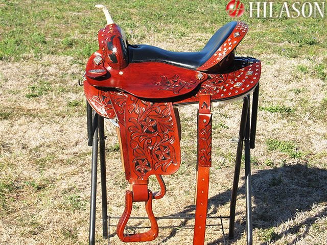 TT915ST Flex-Tree Barrel Racing Trail Western Saddle 17