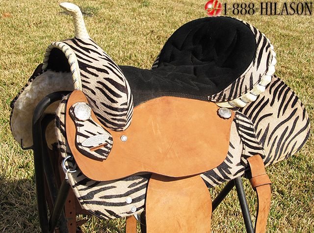 TT917 Flex-Tree Barrel Racing Trail Western Saddle 17