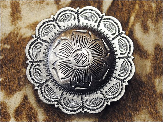 CN100F- 1 FLORAL CARVED BERRY CONCHO SADDLE HEADSTALL TACK BLING COWGIRL