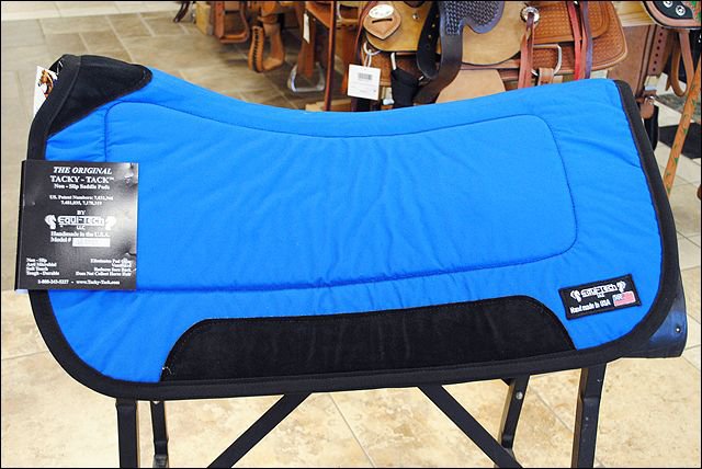 ET-399-F EQUI-TECH UTILITY SERIES TACKY TACK FELT SADDLE PAD - ROYAL BLUE