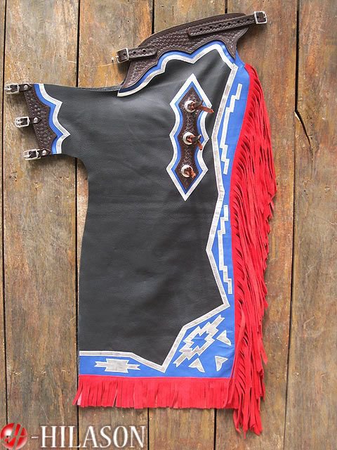 Bull Riding Soft Smooth Leather Rodeo Western Chaps 805