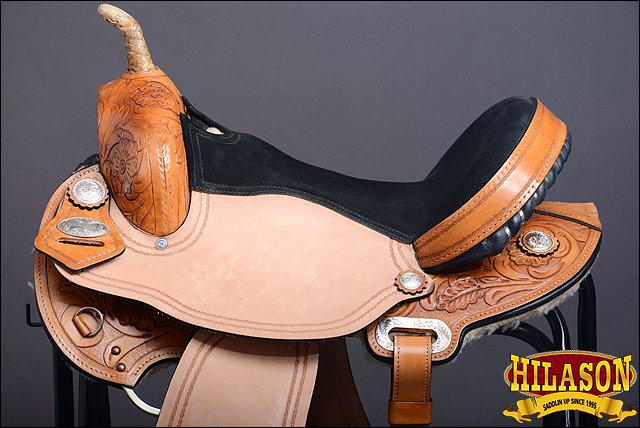 T205GOSTN-F HILASON WESTERN FLEX TREE BARREL RACING TRAIL RIDING HORSE ...