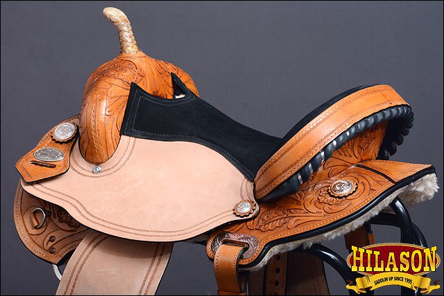 T205GOSTN-F HILASON WESTERN FLEX TREE BARREL RACING TRAIL RIDING HORSE ...