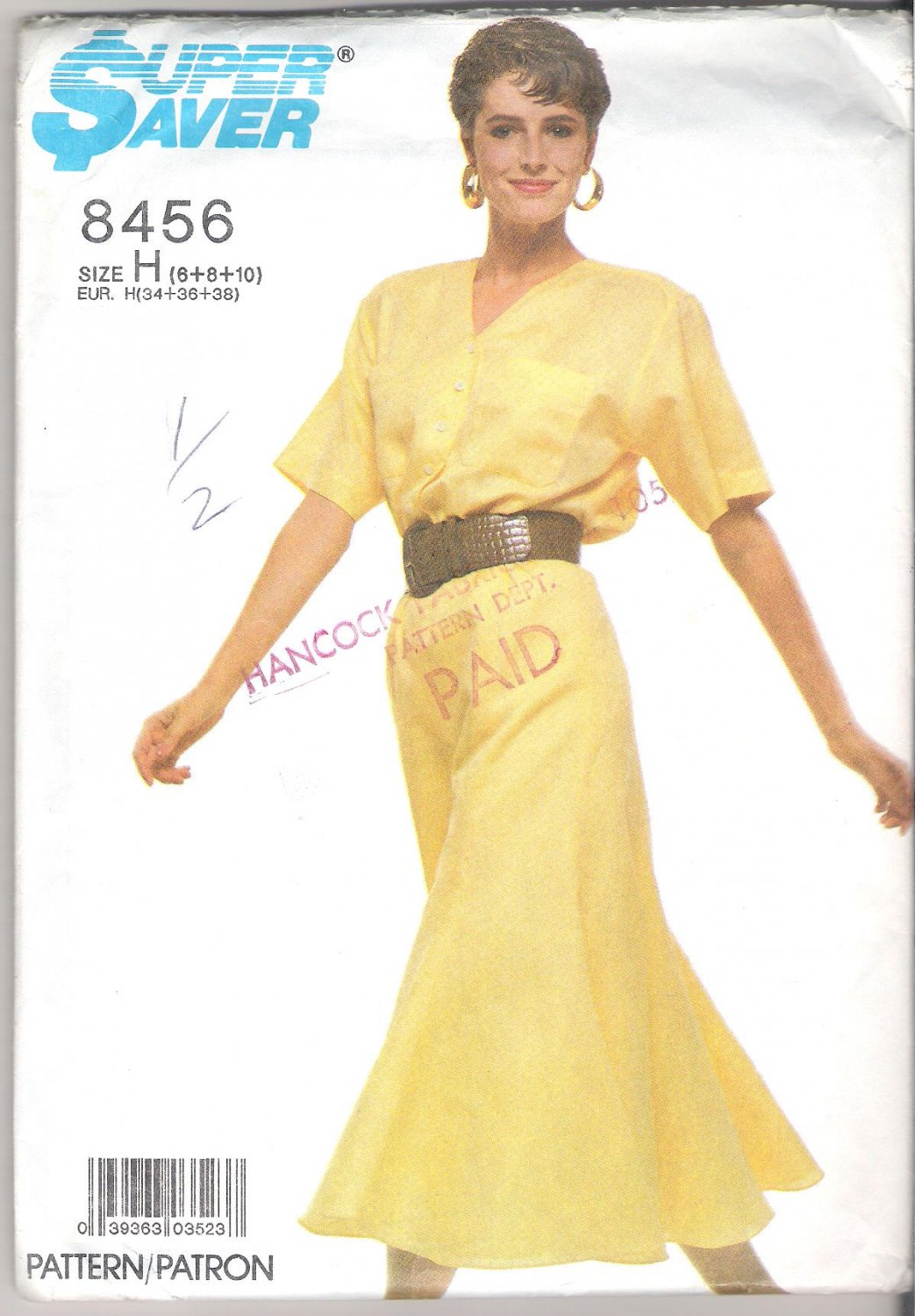 Misses' Dress Simplicity #8456 Sewing Pattern