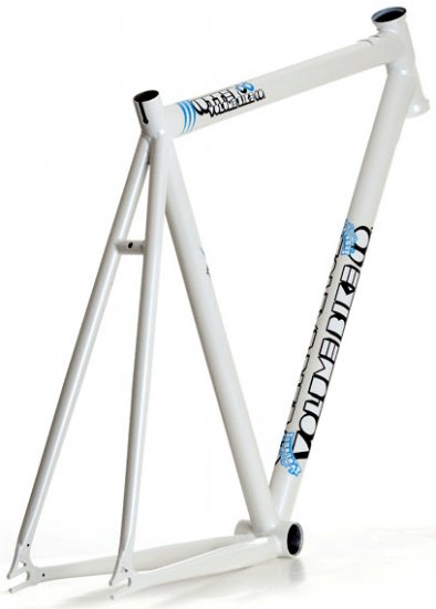 volume cutter v4 56 white fixed gear frame