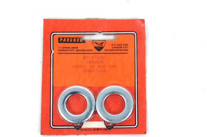 PAUGHCO E154F SPACERS FOR SWINGARM EASY RIDER 43283-86