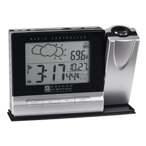 Oregon Scientific Exact Set Projection Barometer Clock BAR338PA