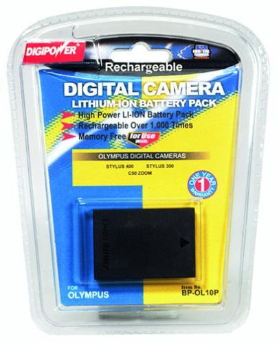 Digipower BP-OL10P Replacement Li-Ion Battery for Olympus LI-10B