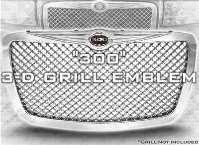 "300" Chrome grill/wing EMBLEM! Chrysler 300/300C 04-09