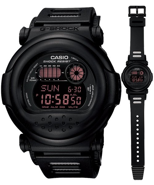 Casio G-Shock G001-1A "Jason" men's watch Charcoal Black | wolfecouture