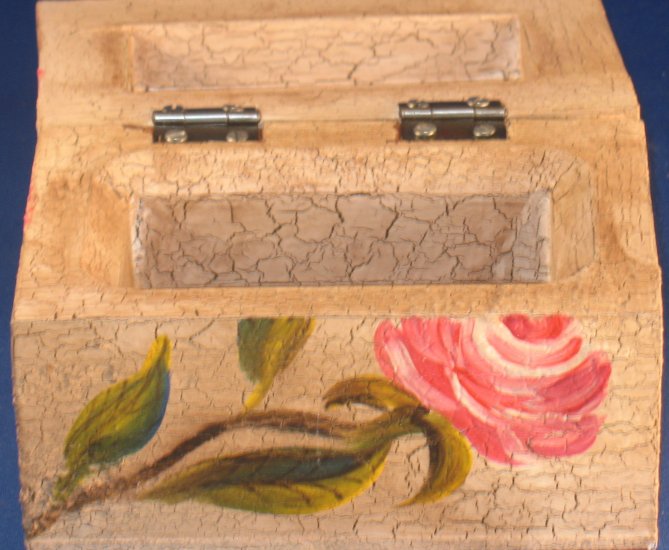 Wooden Peruvian Decorative Trinket Box