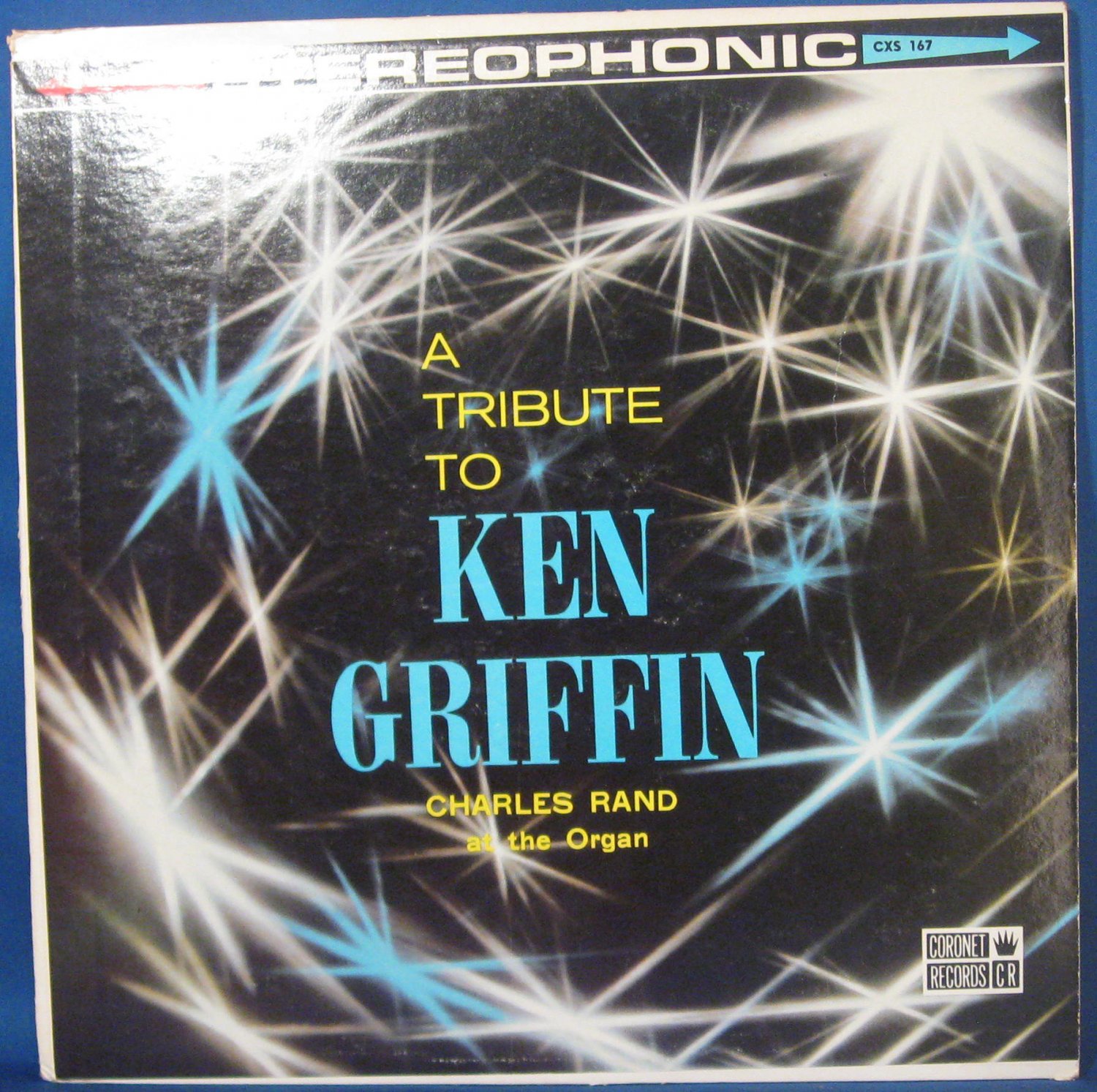 A Tribute To Ken Griffin Charles Rand at the Organ - Vinyl LP