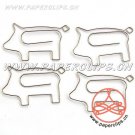 Lot of 96pcs Paper Clip ELEPHANT Shaped animal/Bookmark