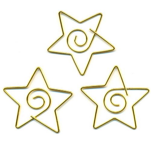 Lot of 96pcs Paper Clip ★STAR★ Shaped/bookmark