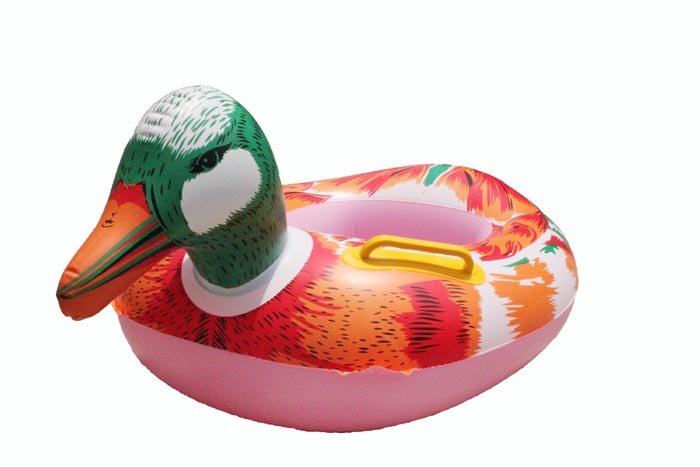 Inflatable Baby Swimming Seat duck Floating Ring for Kid SR008