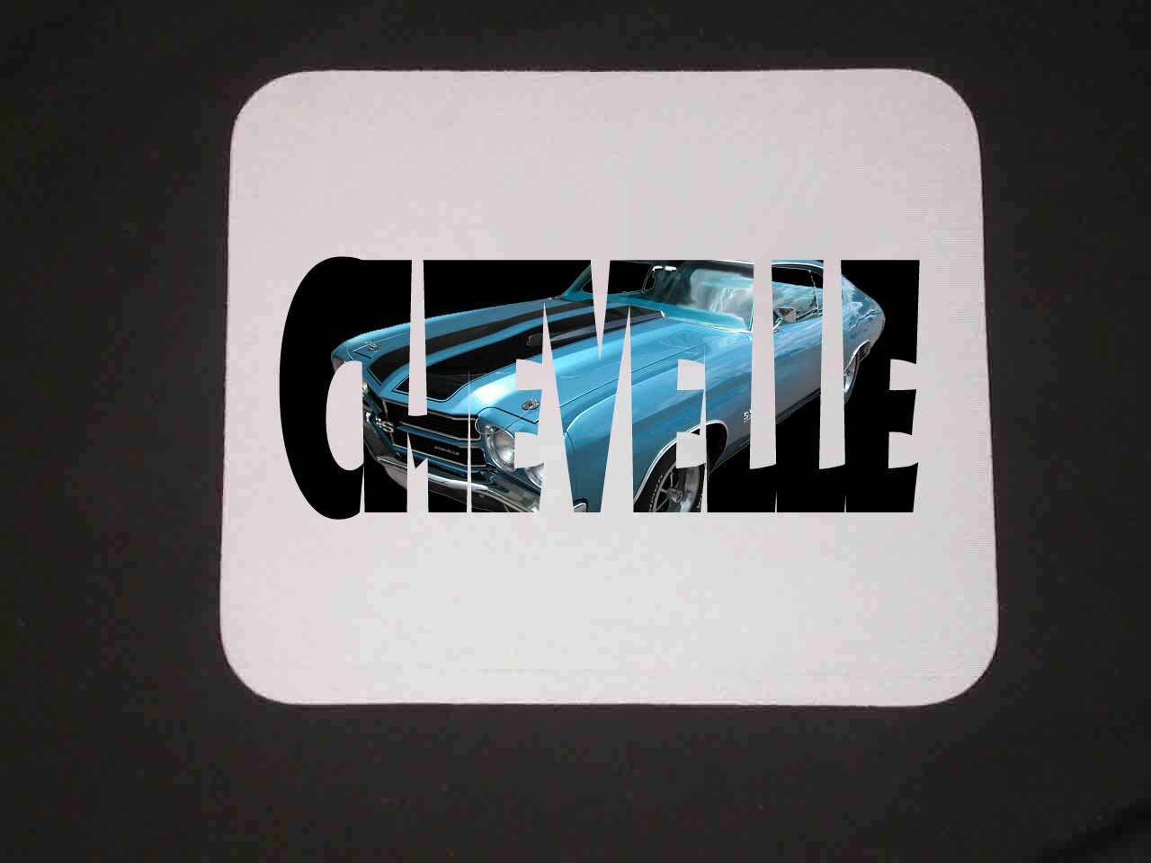 New 1970 Blue Chevy Chevelle SS w/ letters Mousepad!