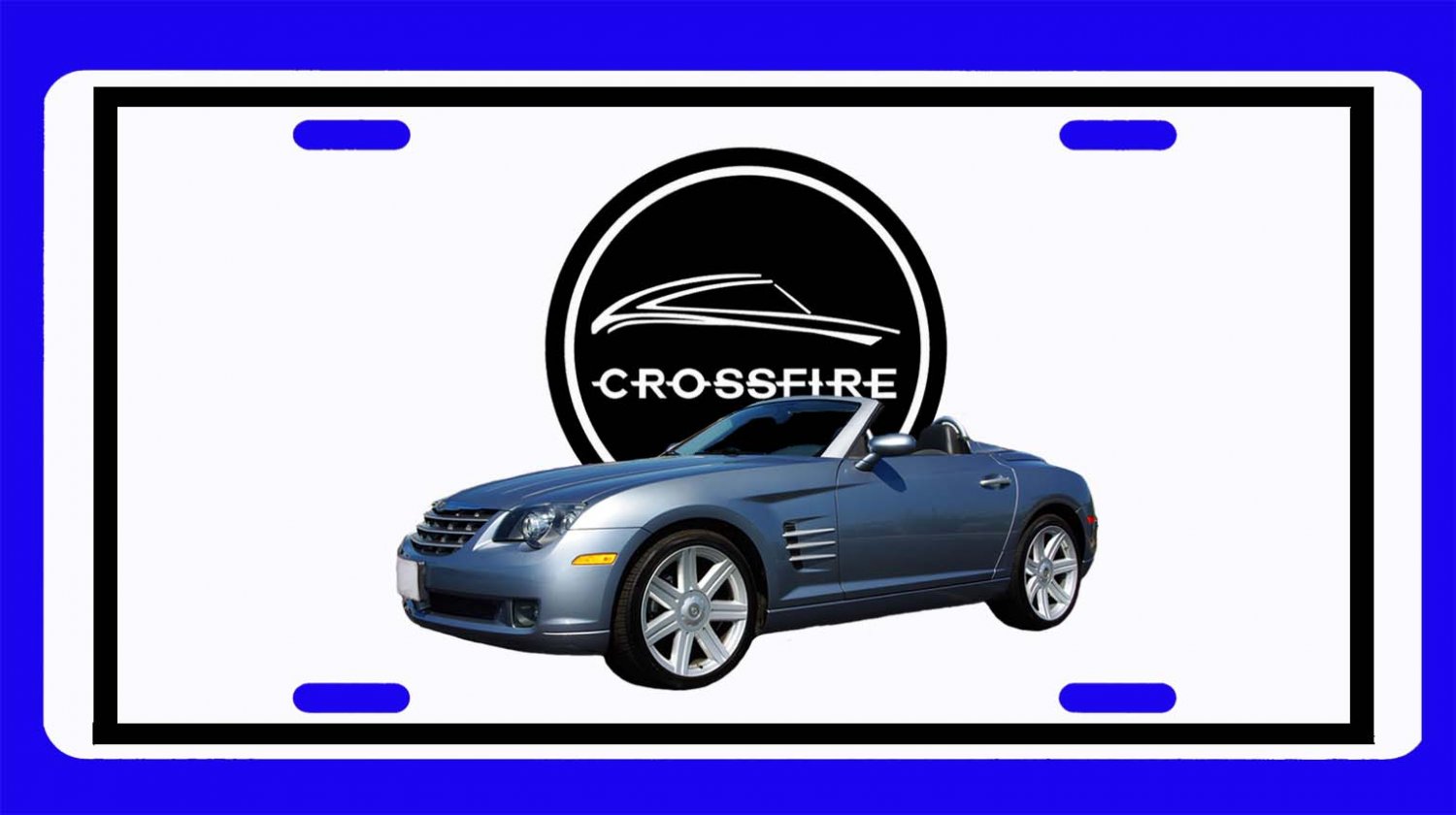 NEW 2005 Light Blue Chrysler Crossfire License Plate FREE SHIPPING!