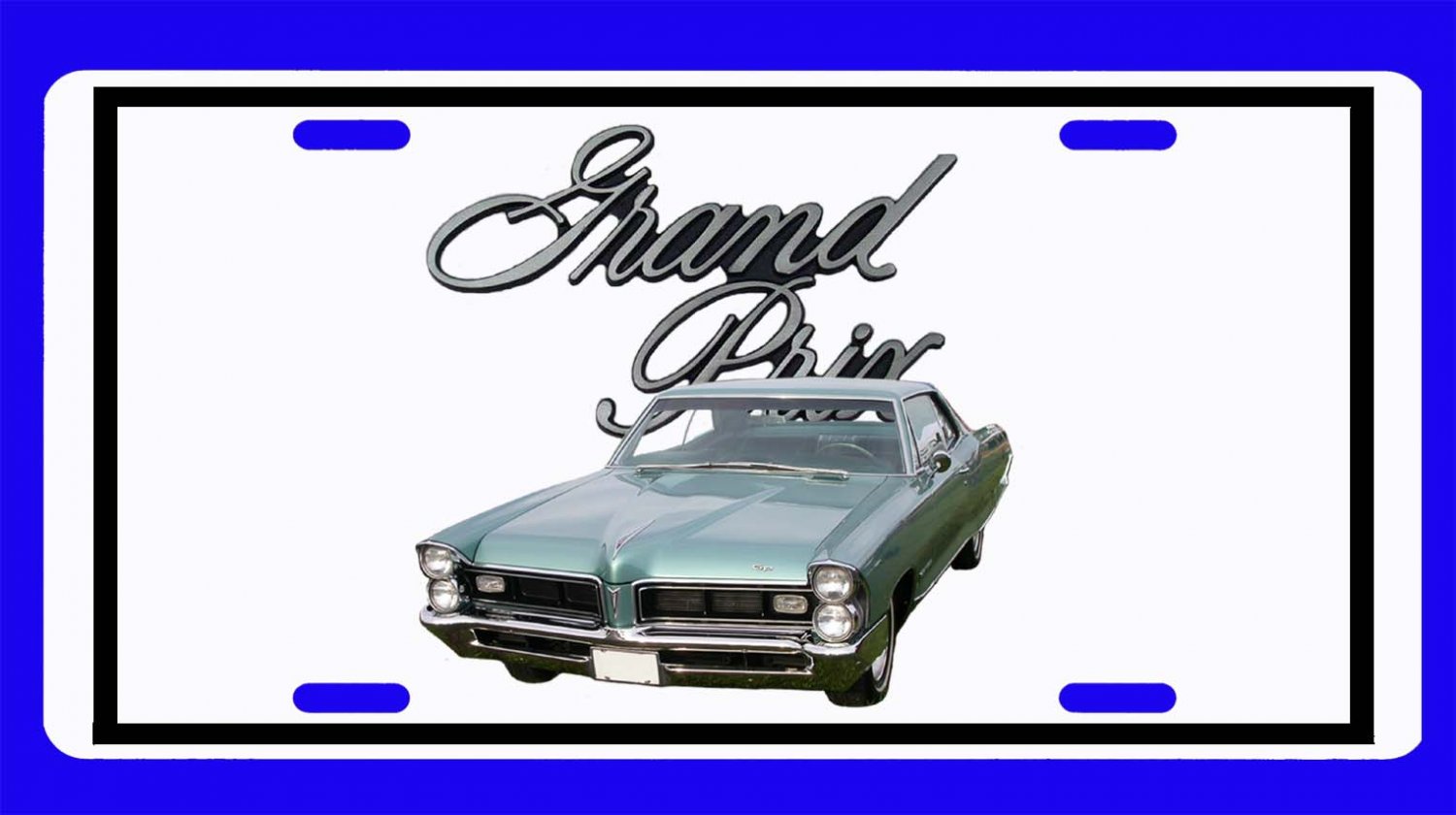 NEW 1965 Pontiac Grand Prix License Plate FREE SHIPPING!