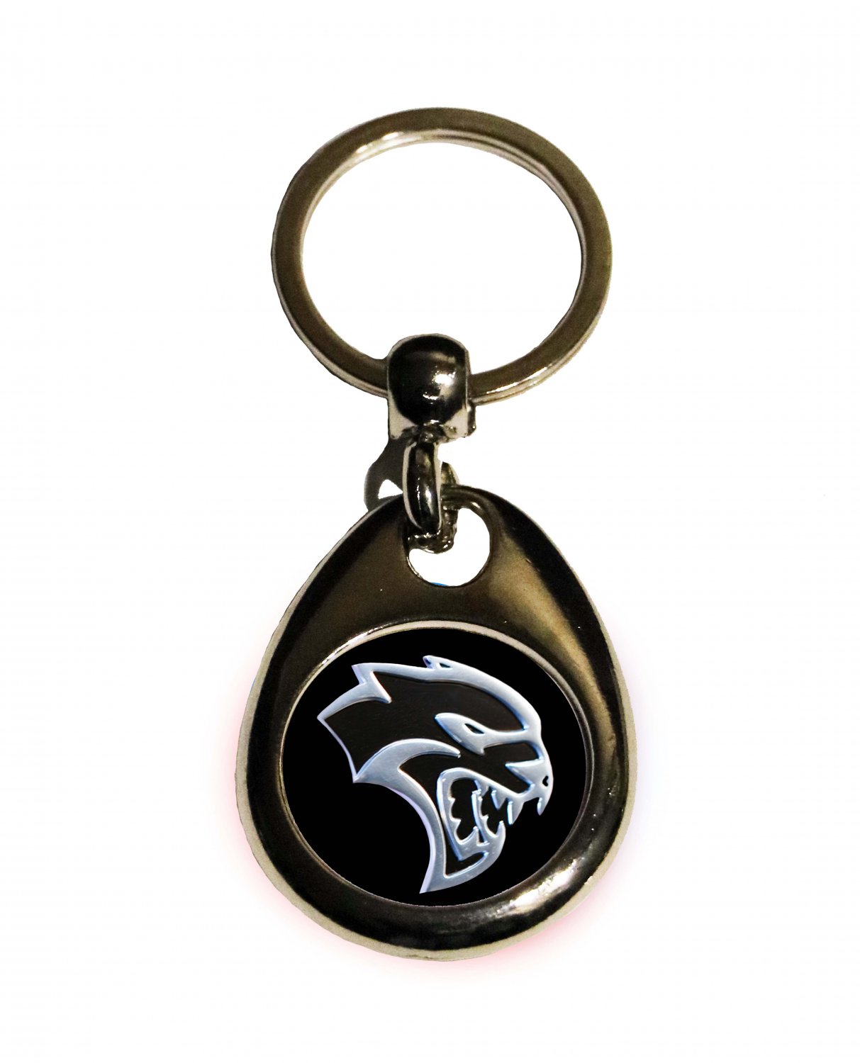 New Dodge Challenger Hellcat logo keychain! FREE SHIPPING!