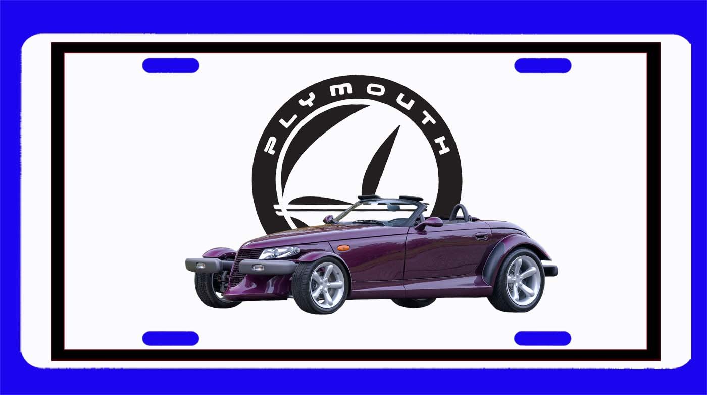NEW 1997 Purple Plymouth Prowler License Plate FREE SHIPPING!