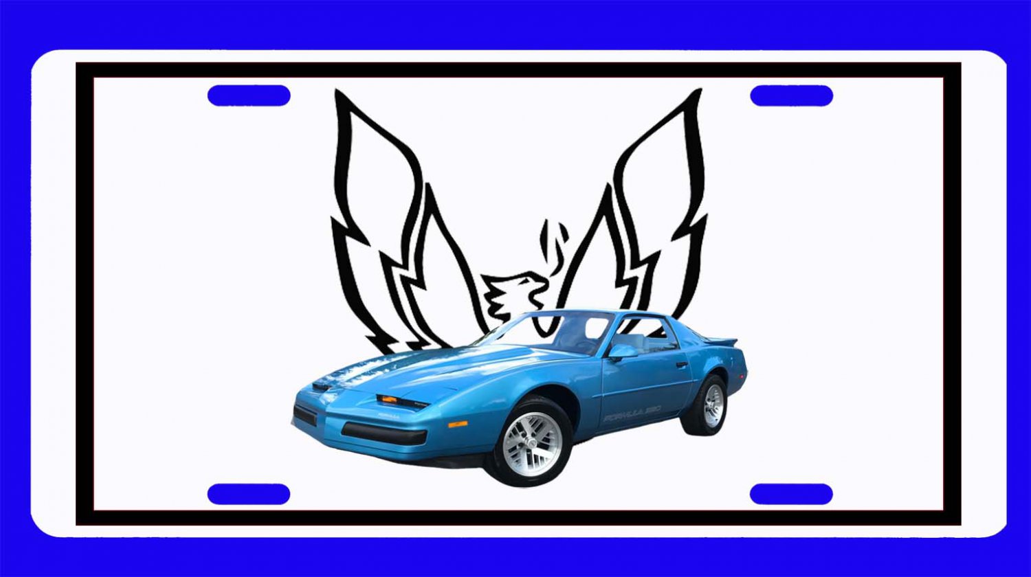 NEW 1989 Pontiac Formula Firebird License Plate FREE SHIPPING!