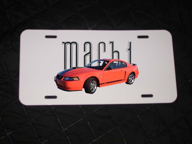 NEW 2004 Ford Mustang Mach 1 License Plate FREE SHIPPING!